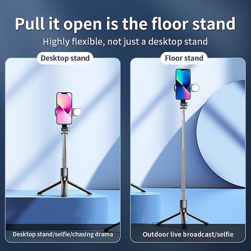 Kh5s Retractable Portable Cell Phone Stand Live-stream Bluetooth Selfie ...