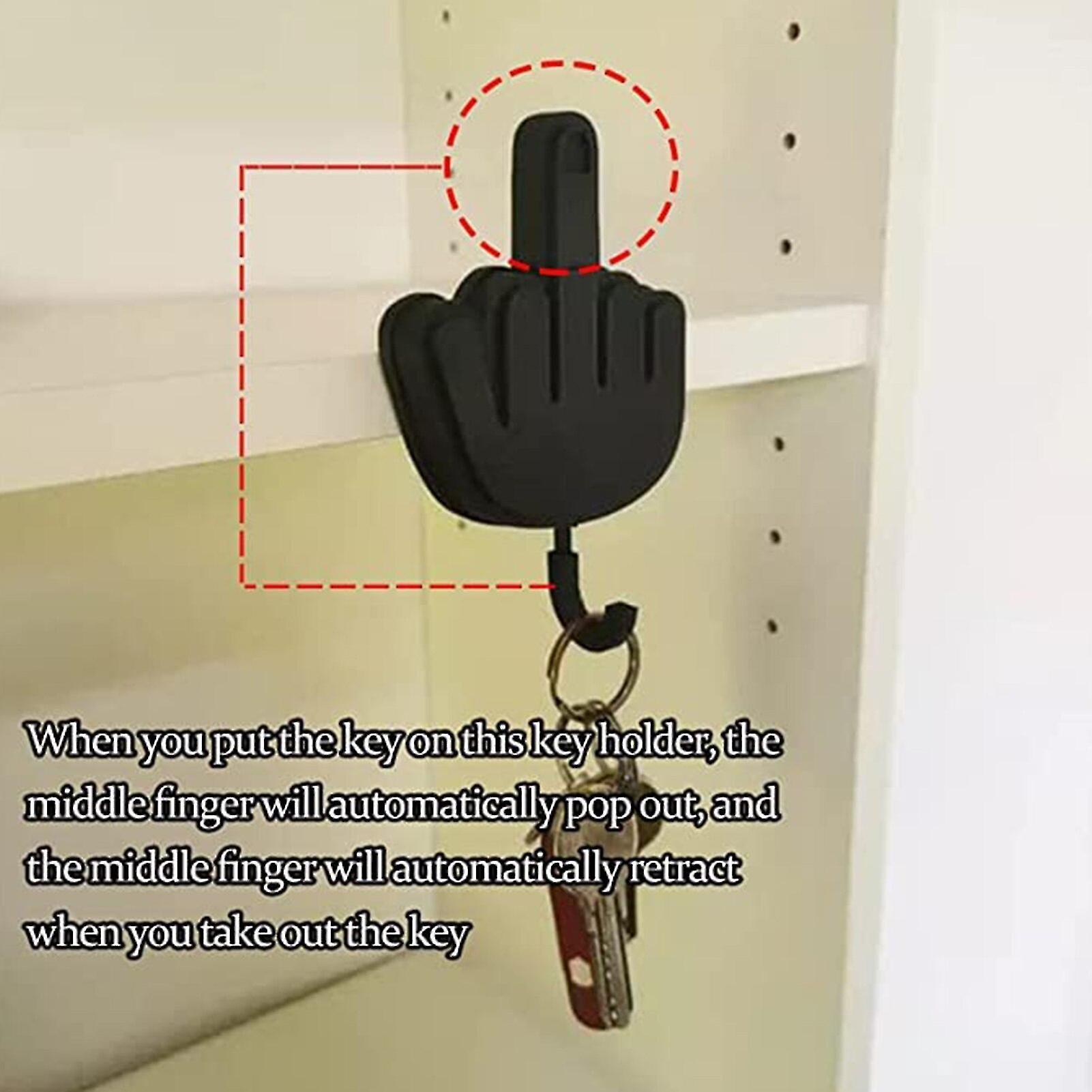 Wall Mount Key Hanger Holder For Decorative Mounted Retractable Hooks ...