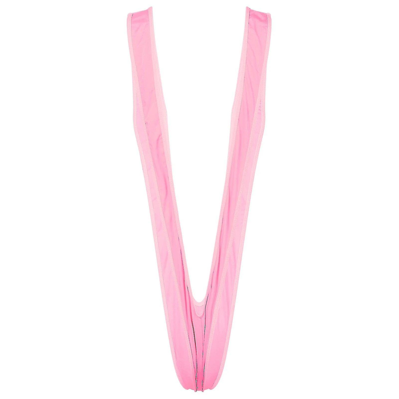 Mens Monokini One-piece Bathing Suit Swimsuit For Man Solid Color Deep ...