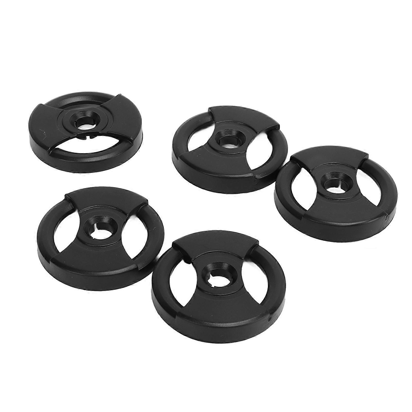 Plastic Record Adapters 45RPM Turntable Accessories Set of 5 Black ...