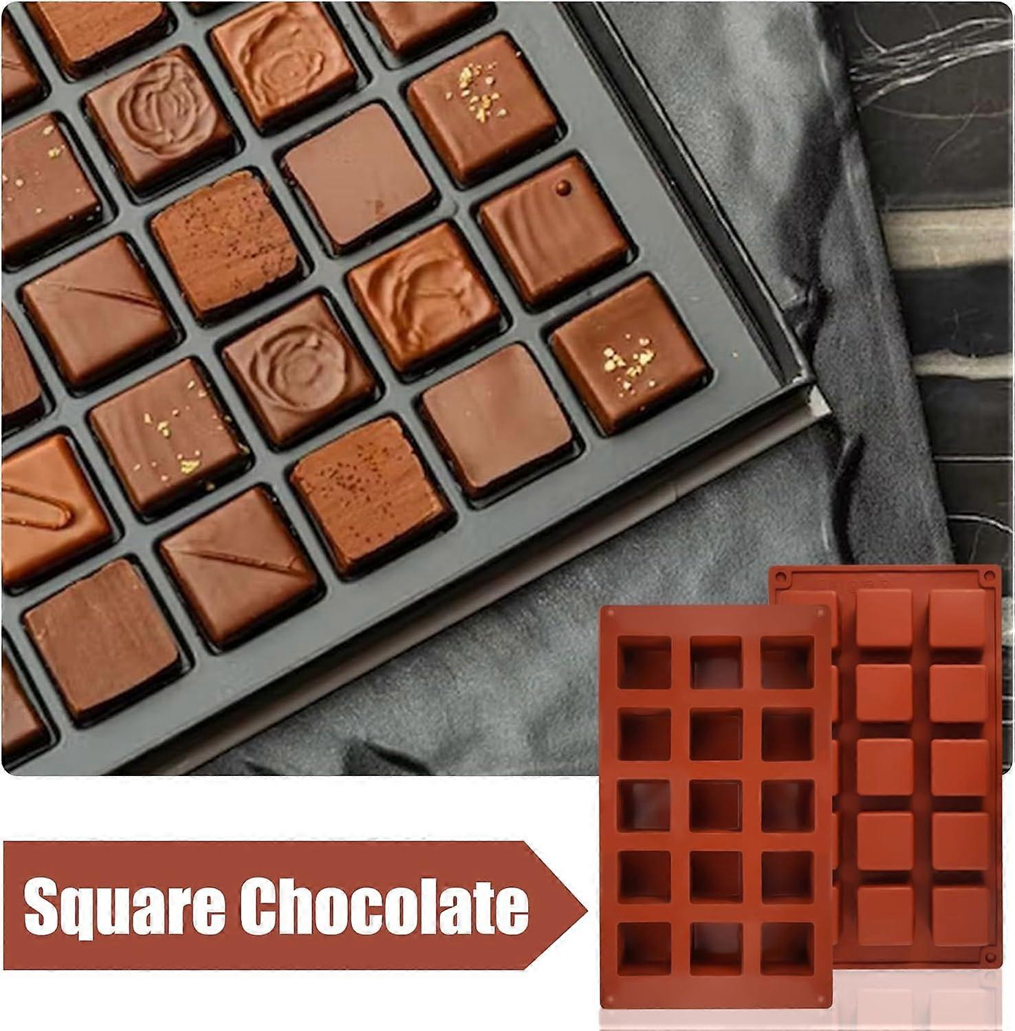 30 Cavity Cube Molds, Chocolate Molds, Silicone Molds, Baking, Silicone ...