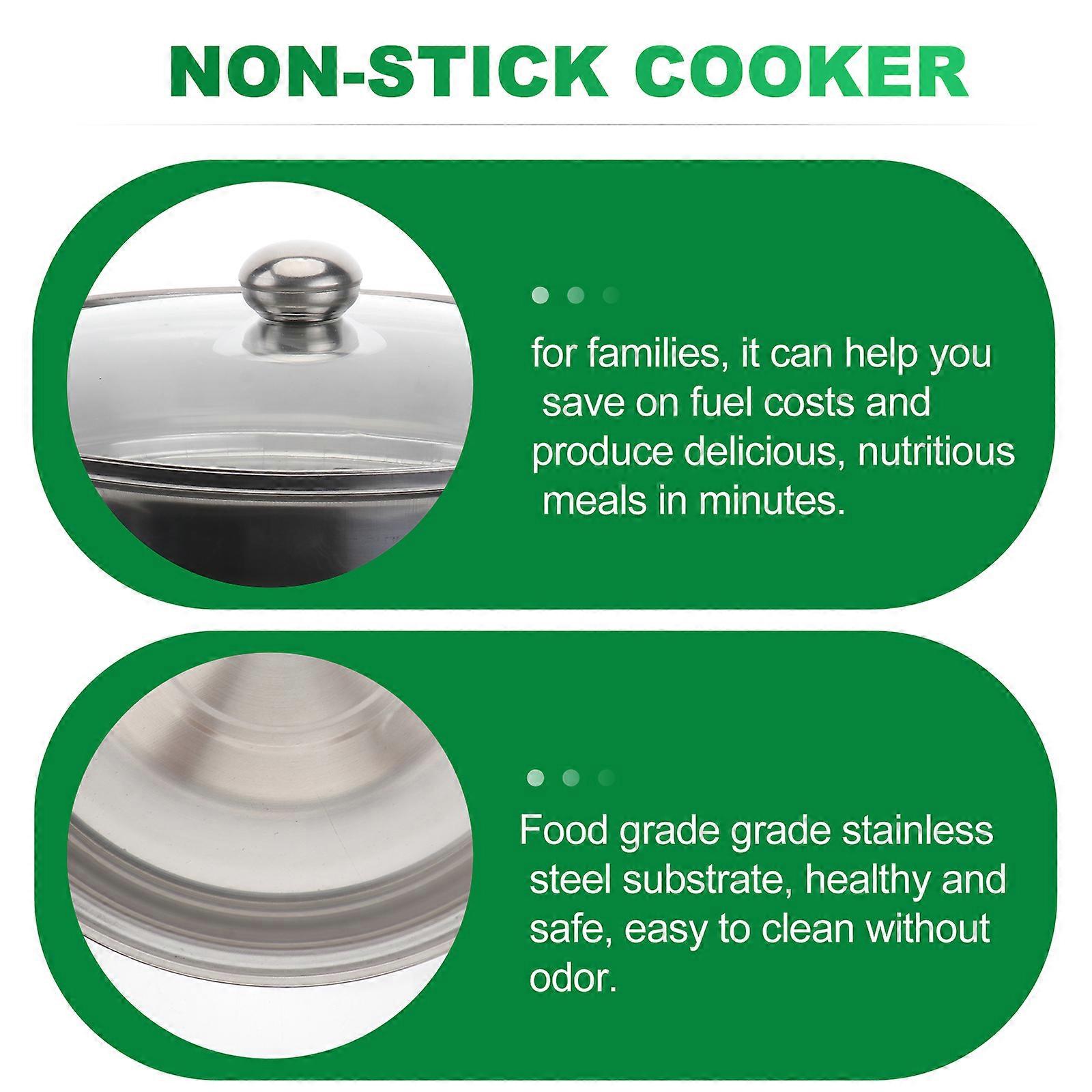 28cm Stainless Steel Three-Layer Soup Steamed Dual-Purpose Steamer ...