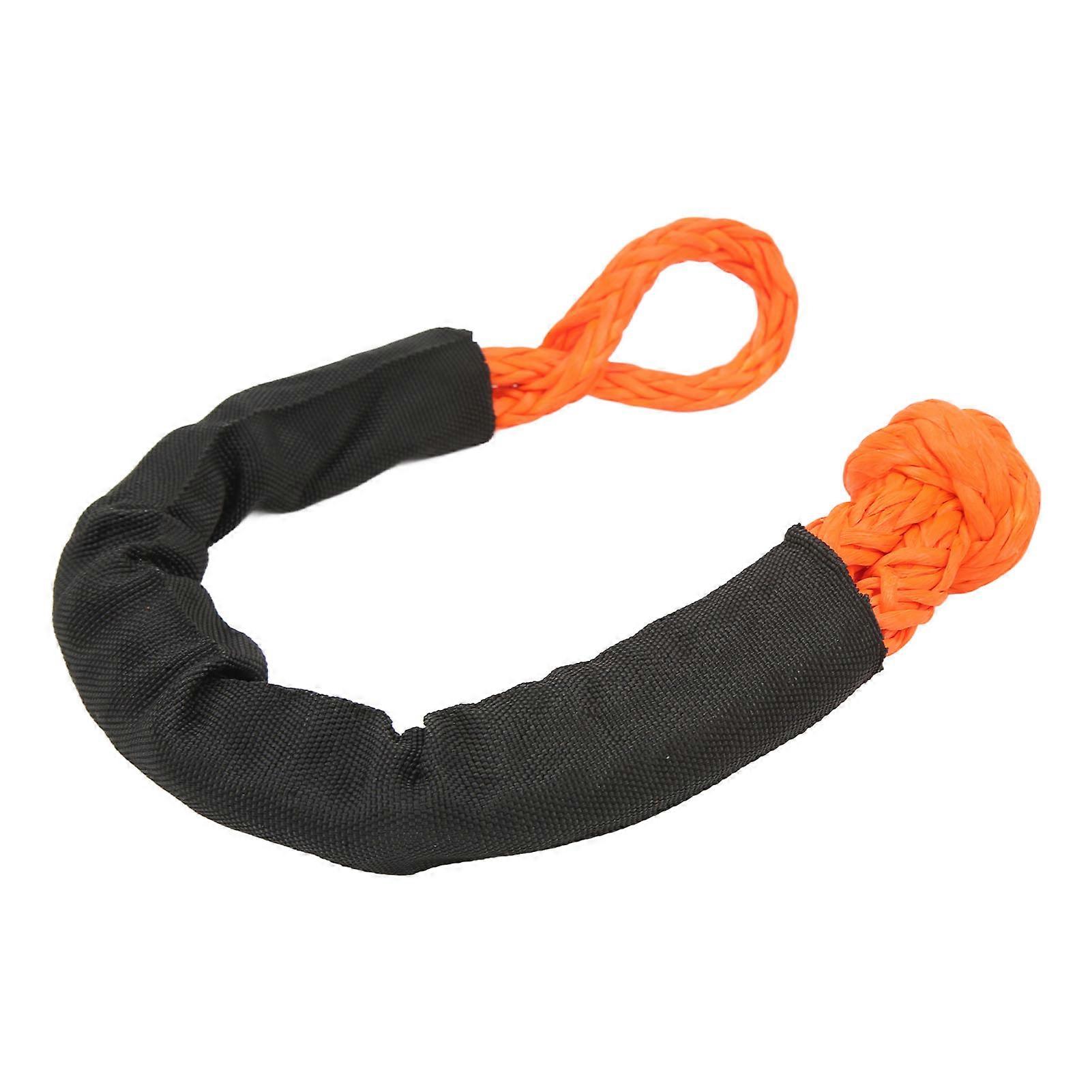 8mm Soft Shackle Recovery Rope Orange Portable Lightweight UV Resistant ...