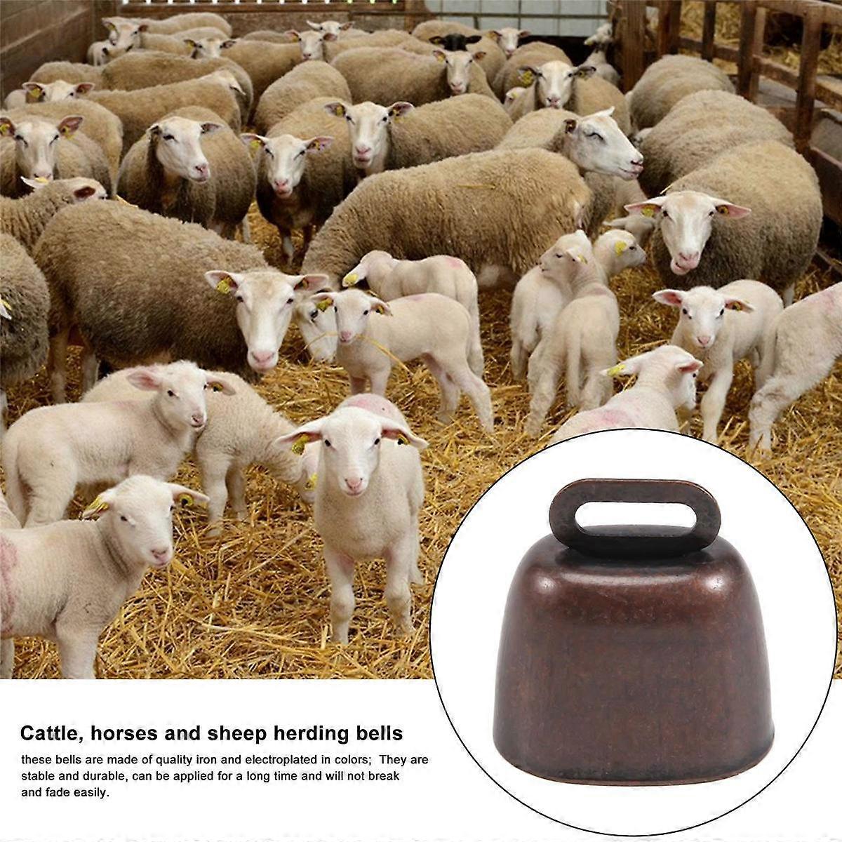 16PCS Cow Horse Sheep Grazing Copper Bells Small Brass Bells Cattle ...