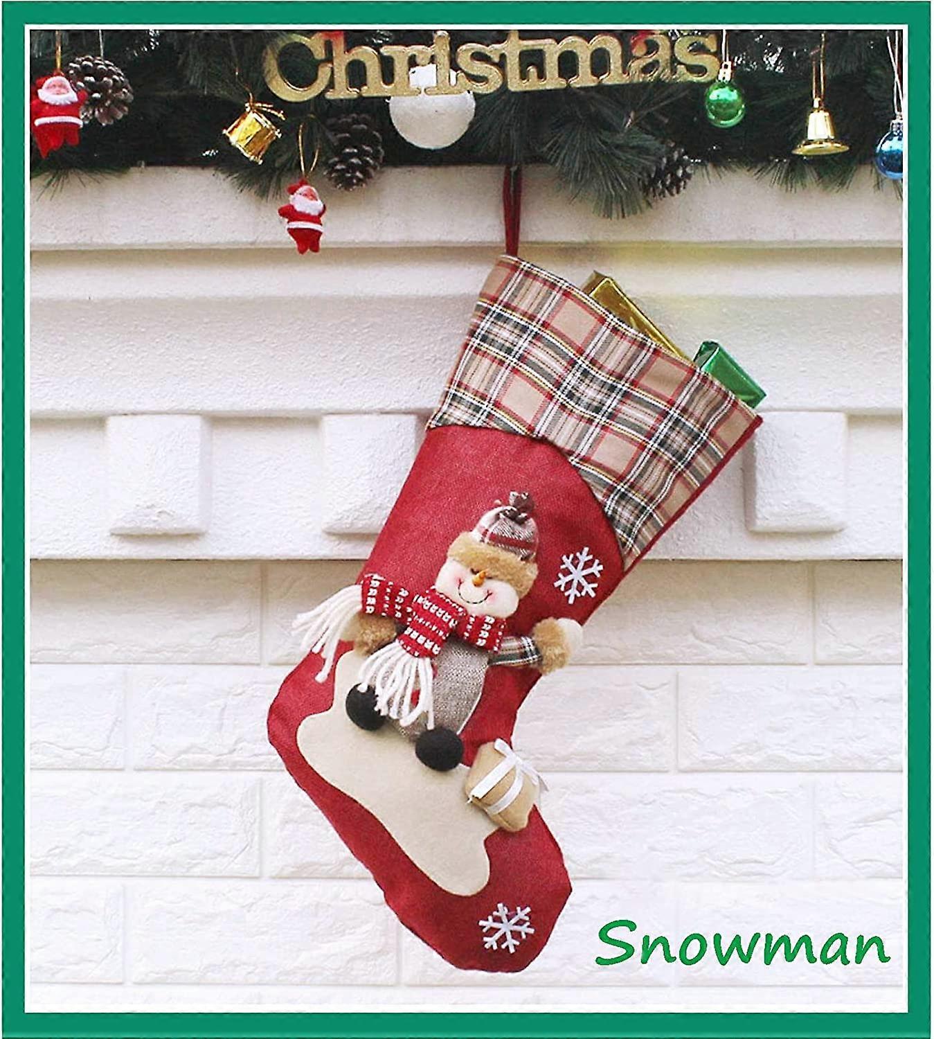 Christmas Stocking, 3 Piece Christmas Stockings,Personalized Christmas ...