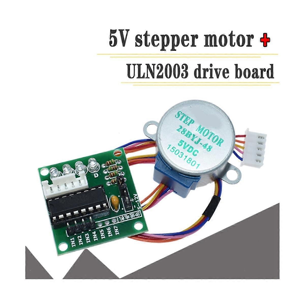 Uln2003 Stepper Motor Driver Board + 5V Stepper Motor Stepper Motor ...