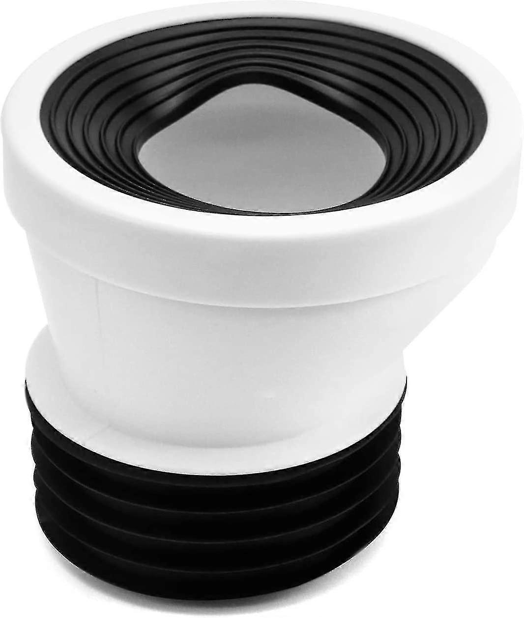 100mm Toilet Offset Pan Connector Pvc Waste Pipe Connector | Fruugo UK