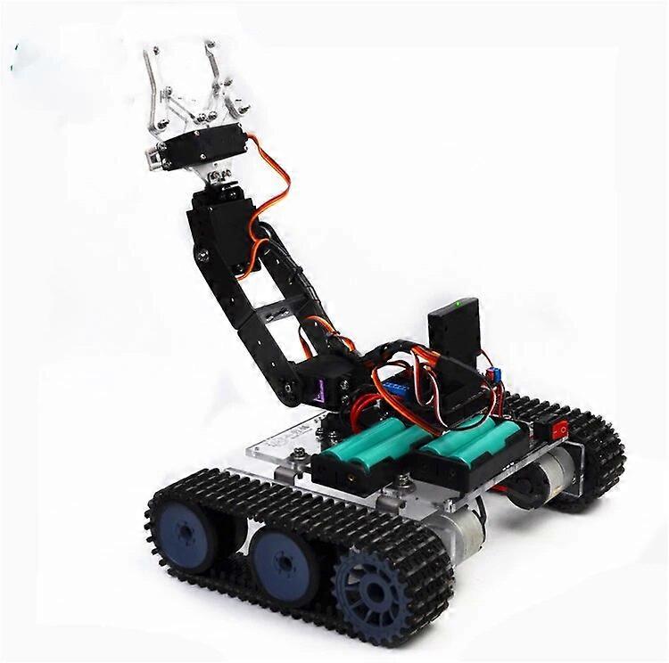 4 Dof Robotic Arm with RC Tank For Arduino Robot DIY Kit Acrylic Ps2 ...