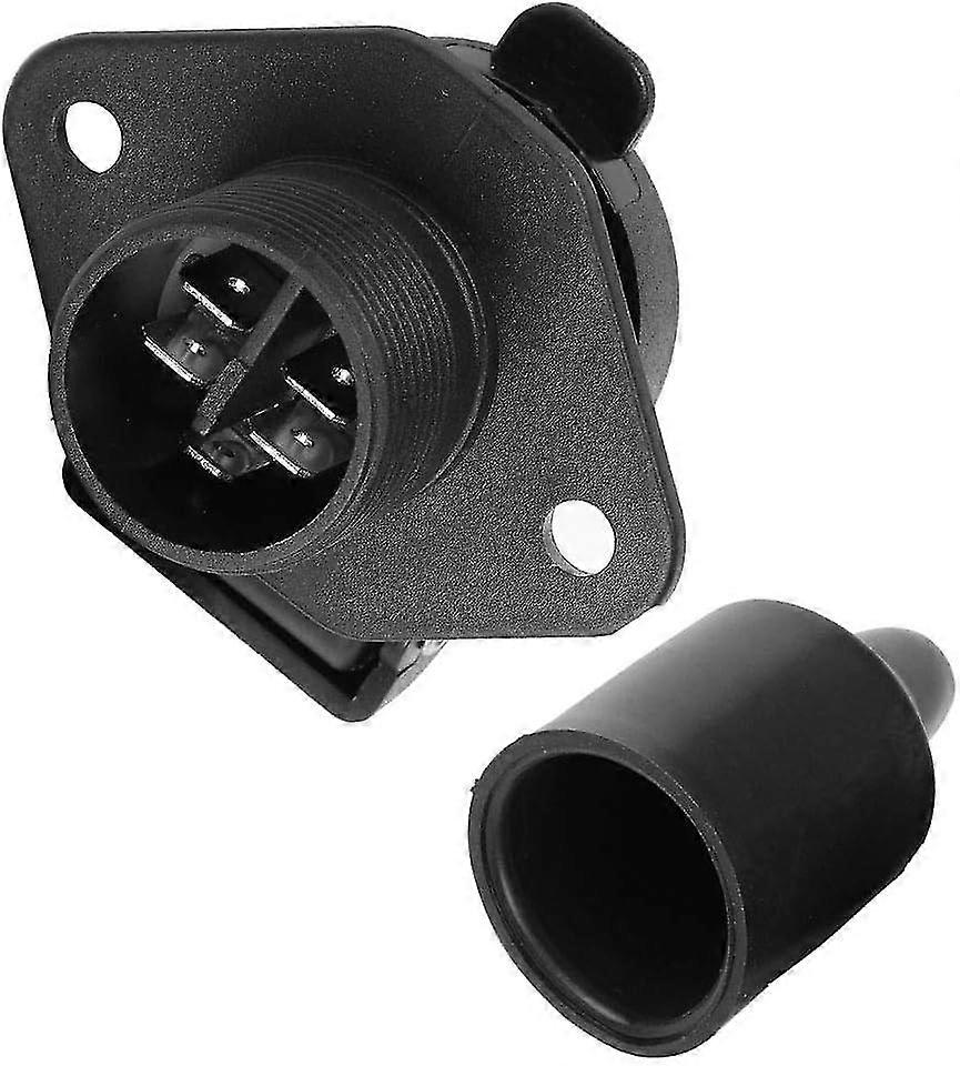 12 V 3-poliger Anhängerstecker-Stecker-Adapter für Wohnmobil-Wohnwagen ...