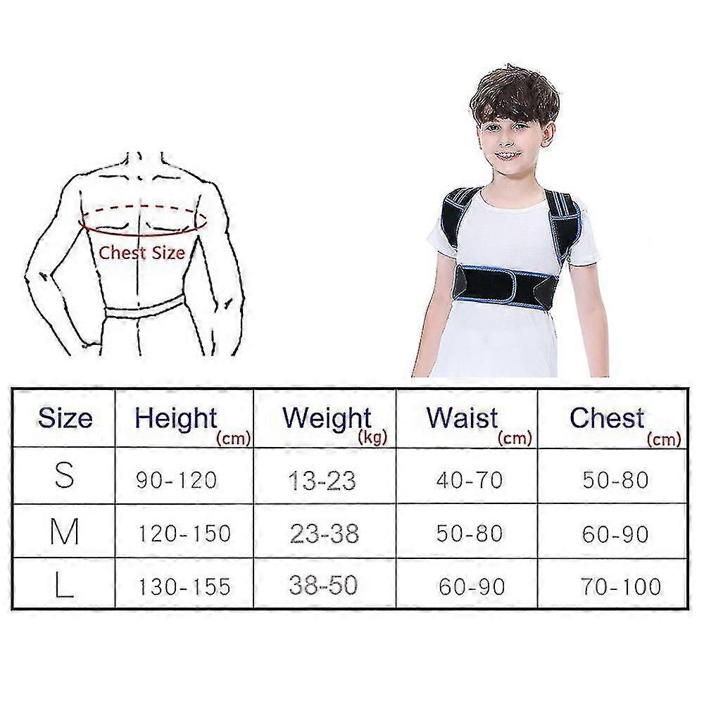 Posture Corrector For Kids, Upper Back Posture Brace For Teenagers ...