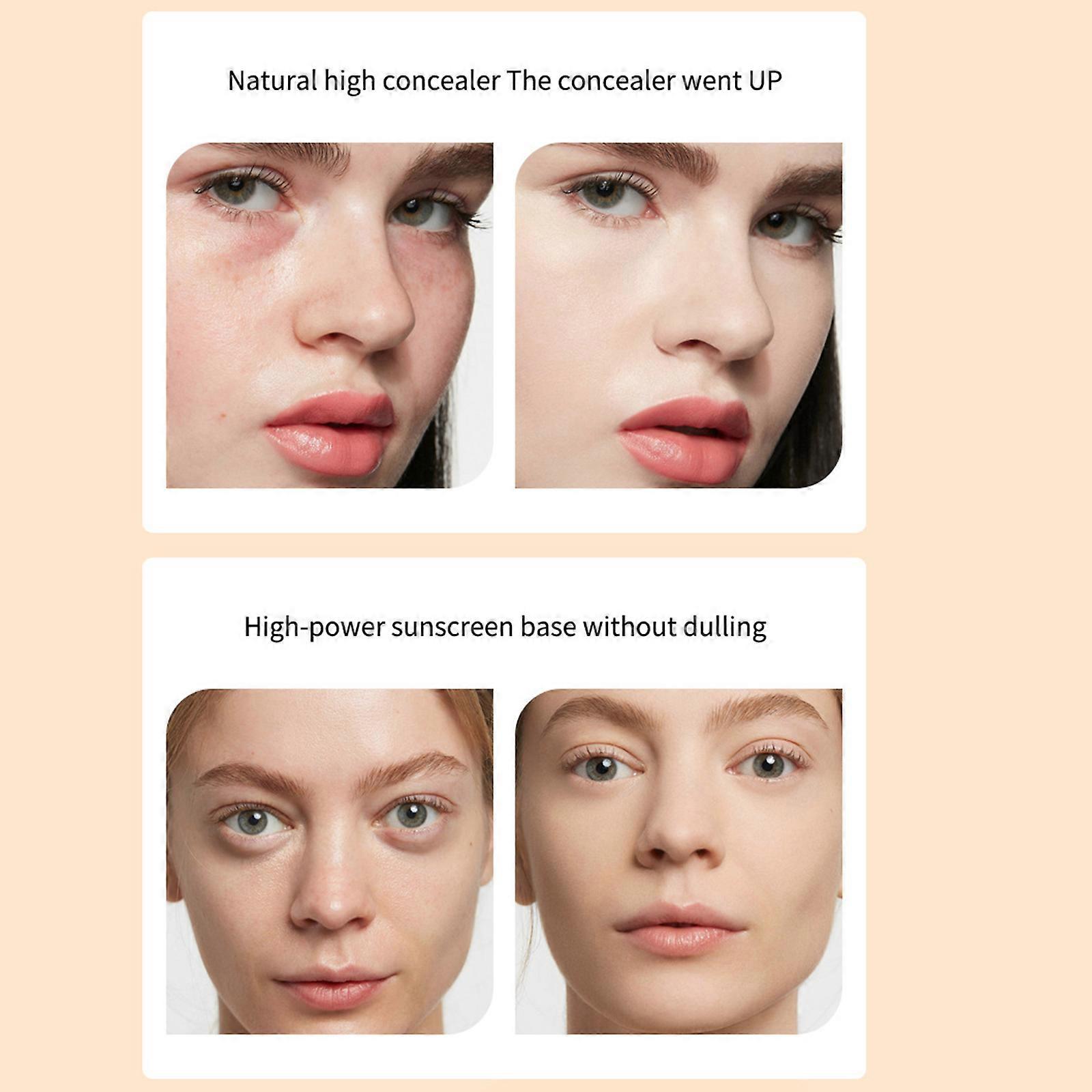 Full-Coverage Foundation and Concealer, CC Cream Foundation Anti ...