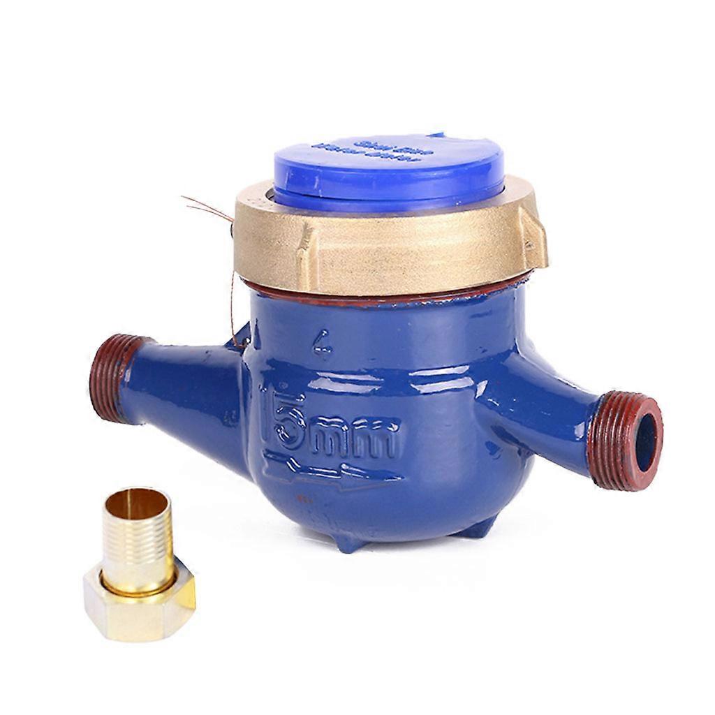 Garden Home Metal Cold Water Meter Single Water Flow Wet Table ...