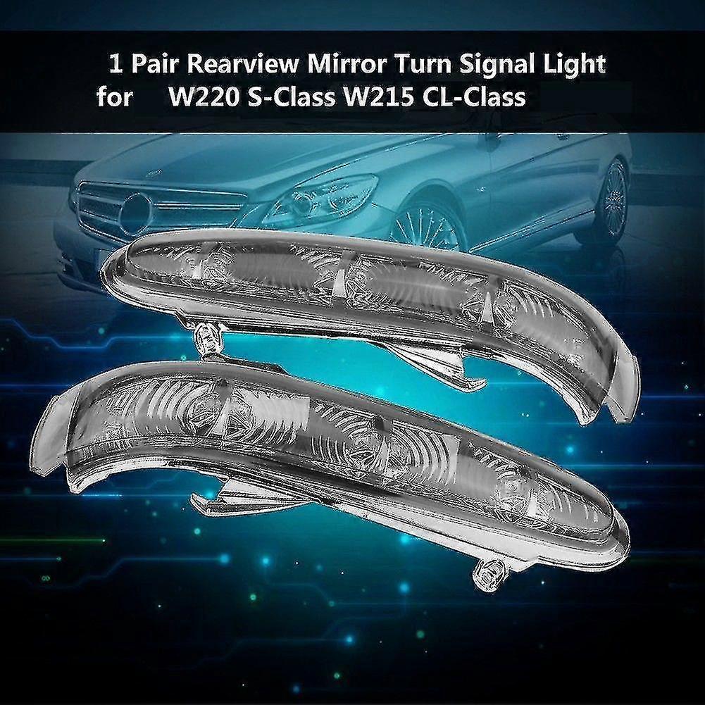 Pair Rear View Side Mirror Lamp Indicators Turn Signal Light For ...