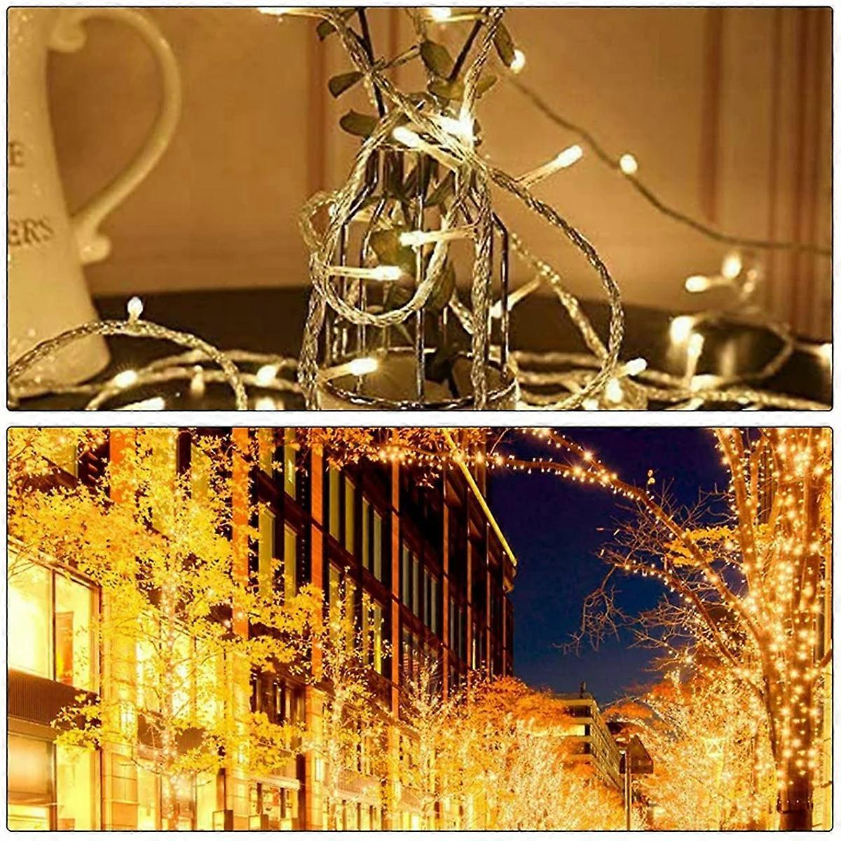 LED String Lights , Plug in String Lights 8 Modes Waterproof for Indoor ...