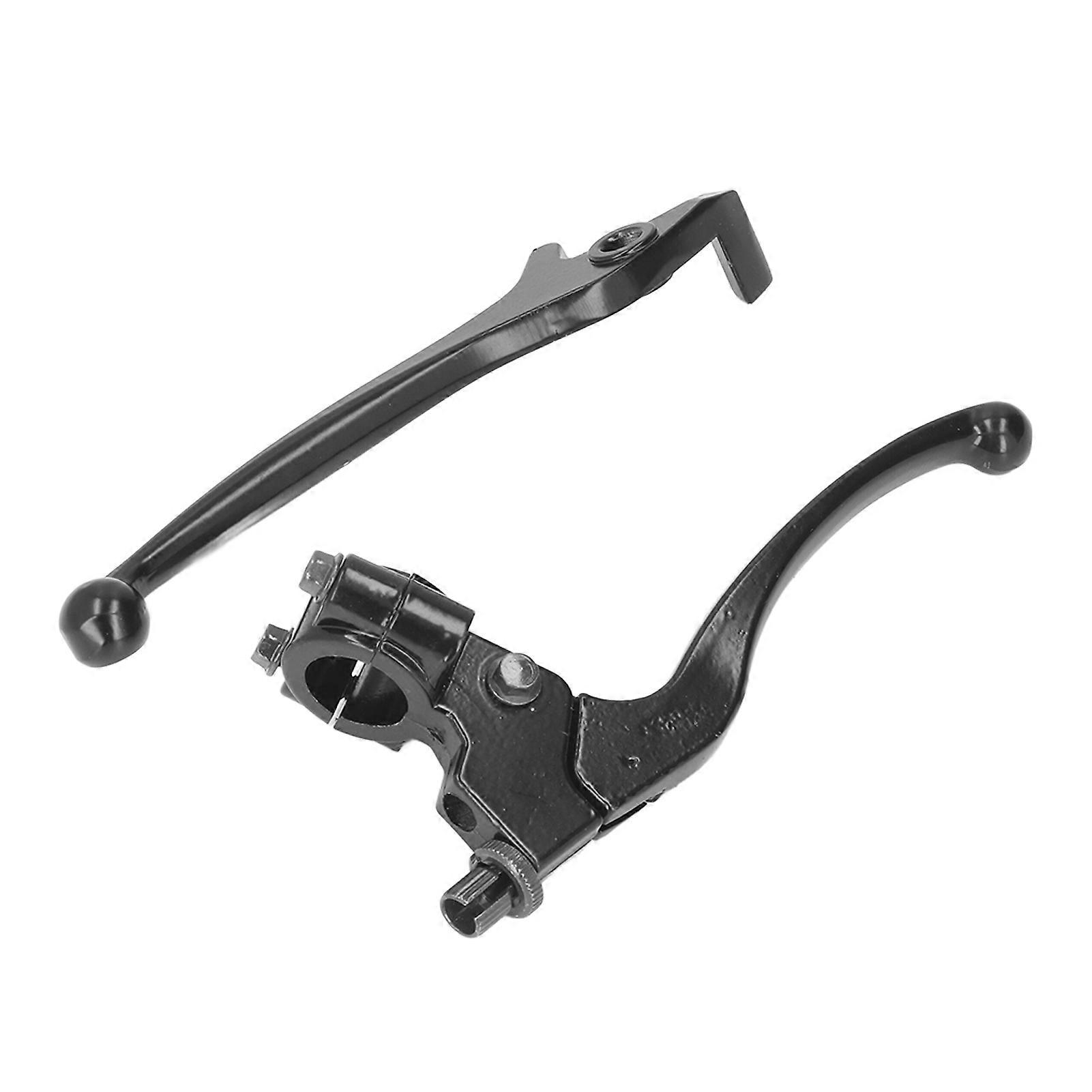 22mm/0.87in Brake Handle Clutch Lever Set Glossy Black for 110cc 125cc ...