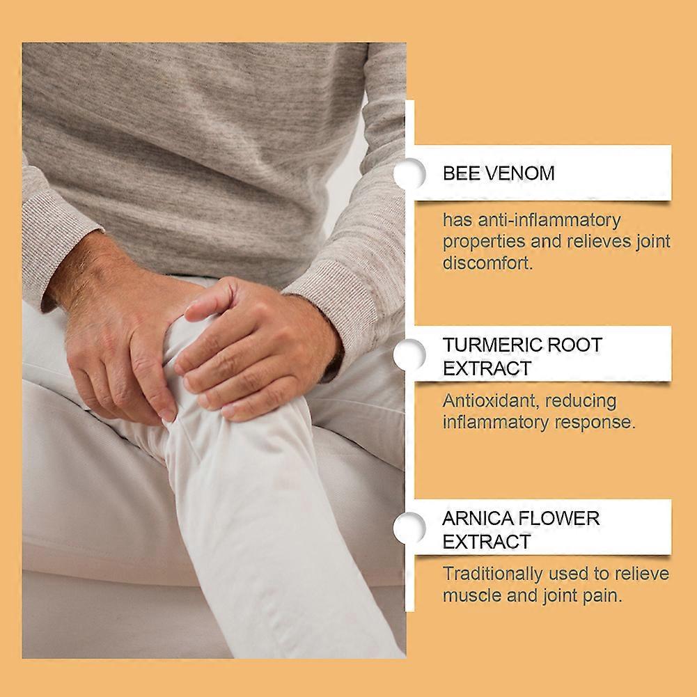 Bee Venom Joint Pain Relief Cream Quick Discomfort Soothing Massage for ...