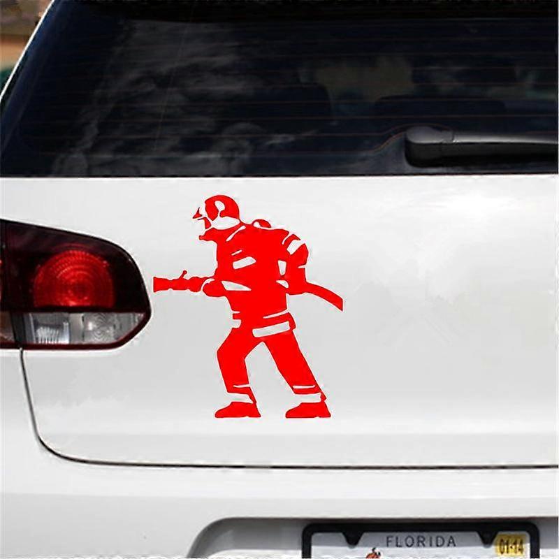 CS-318# 15*17.6cm FIRE WITH HOSE Die-Cut Vinyl Decal Car Sticker ...