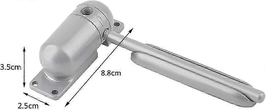 Adjustable Durable Door Closer Surface Mounted Automatic Door Spring ...