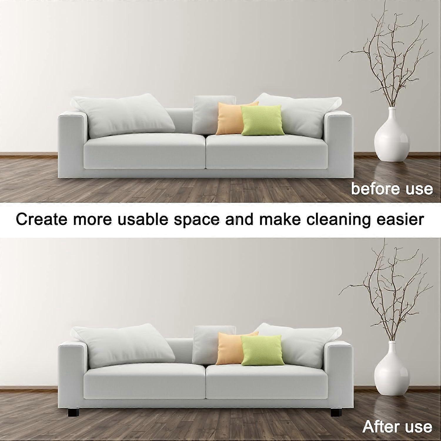 Square Furniture Risers for Heavy Duty Carbon Steel Beds, Self-Adhesive ...