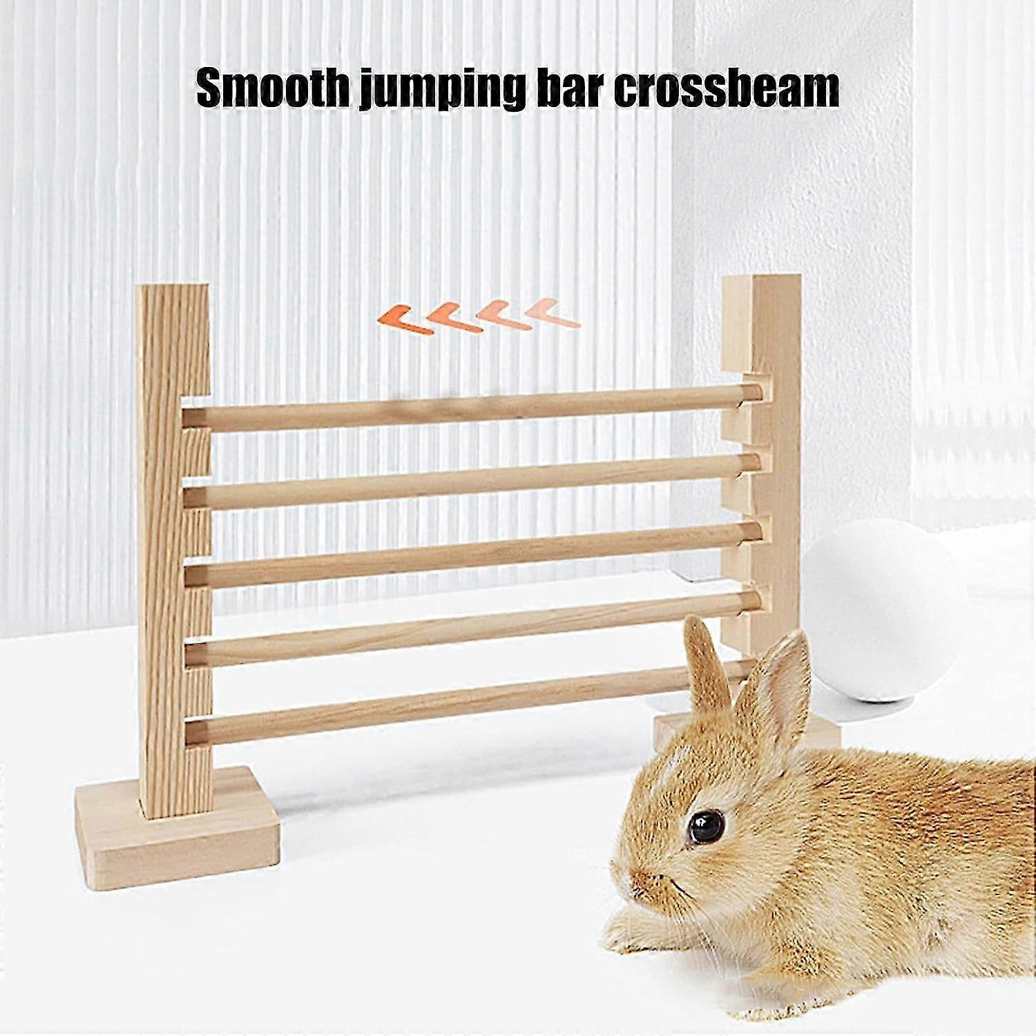 Adjustable Wooden Rabbit Training Bar for Agility | Fruugo UK