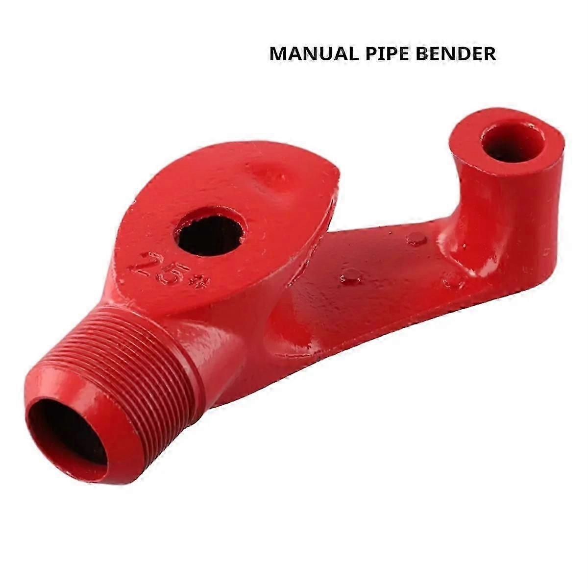 Manual Pipe Bender Precise Red Steel Tube Bending Tool Conduit Hand ...
