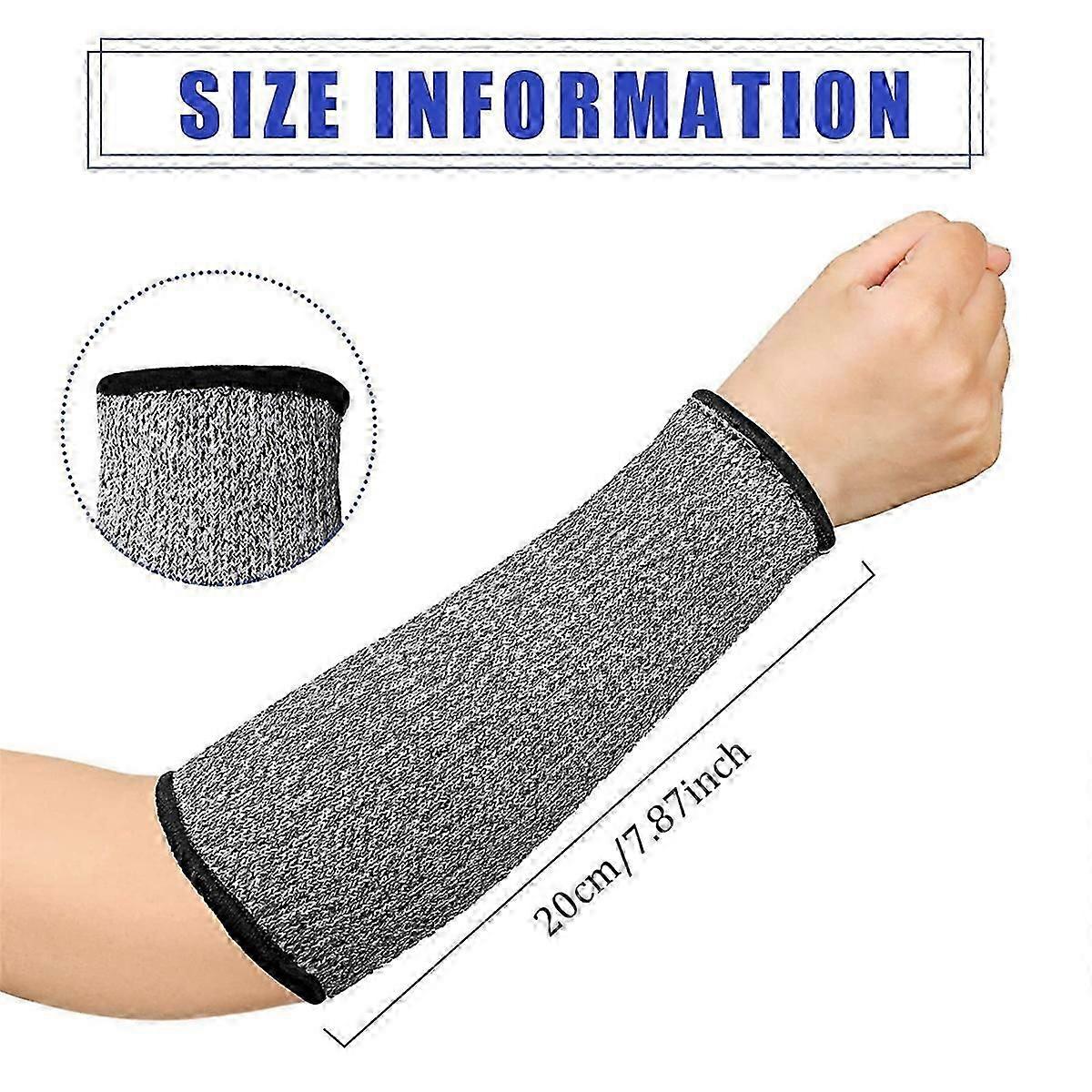 3 Pairs Arm Protectors for Thin Skin and Bruising Cut Resistant Forearm ...