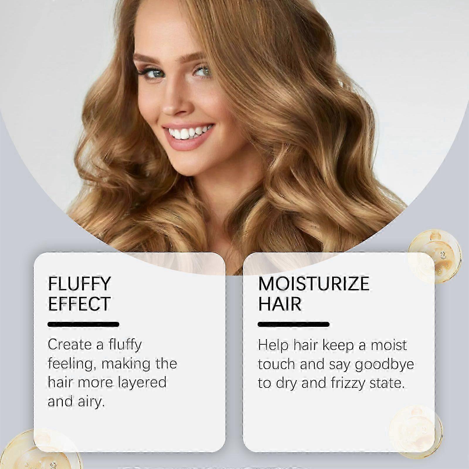 Natural Hair Volumizing Spray - Refreshing Non-Greasy Formula with Sea ...