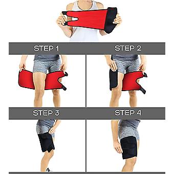 Adjustable Thigh Brace Support,unisex Breathable Neoprene Non-slip ...