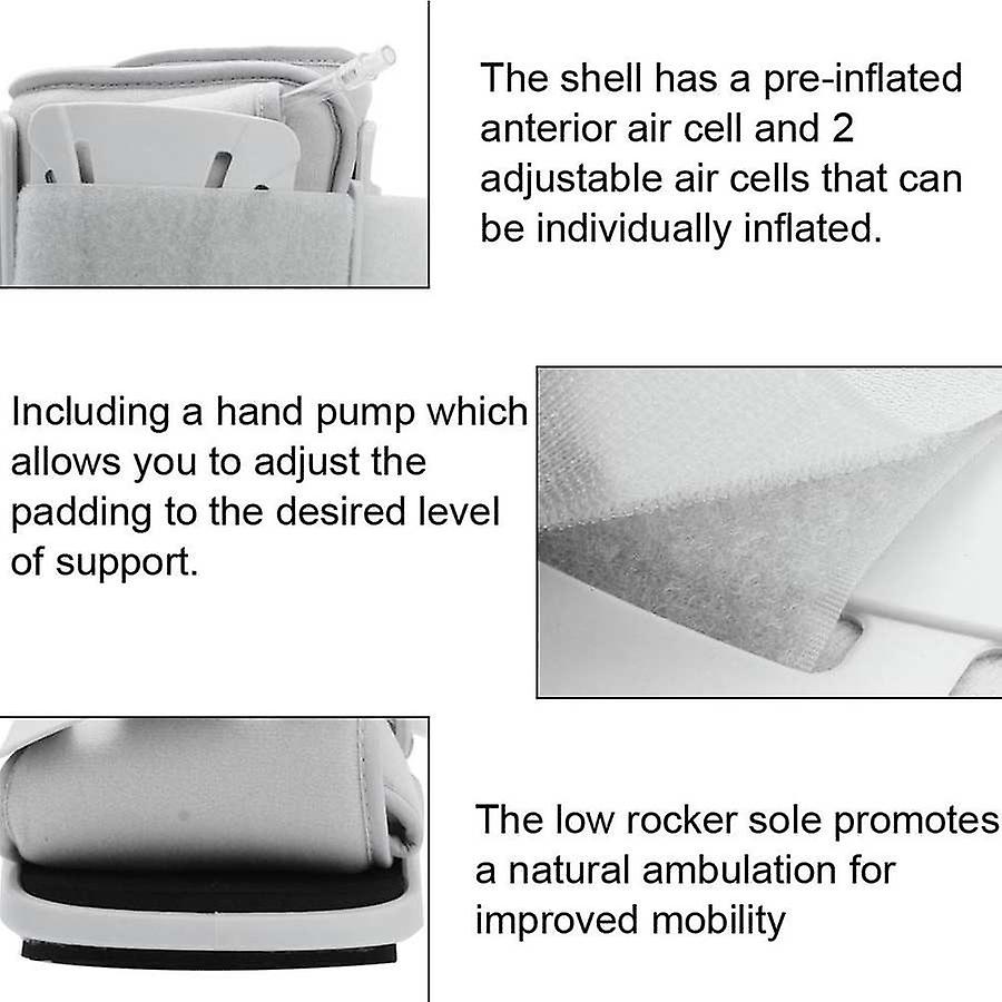 Foam pneumatic ankle support walking boot ankle strap support foot ...