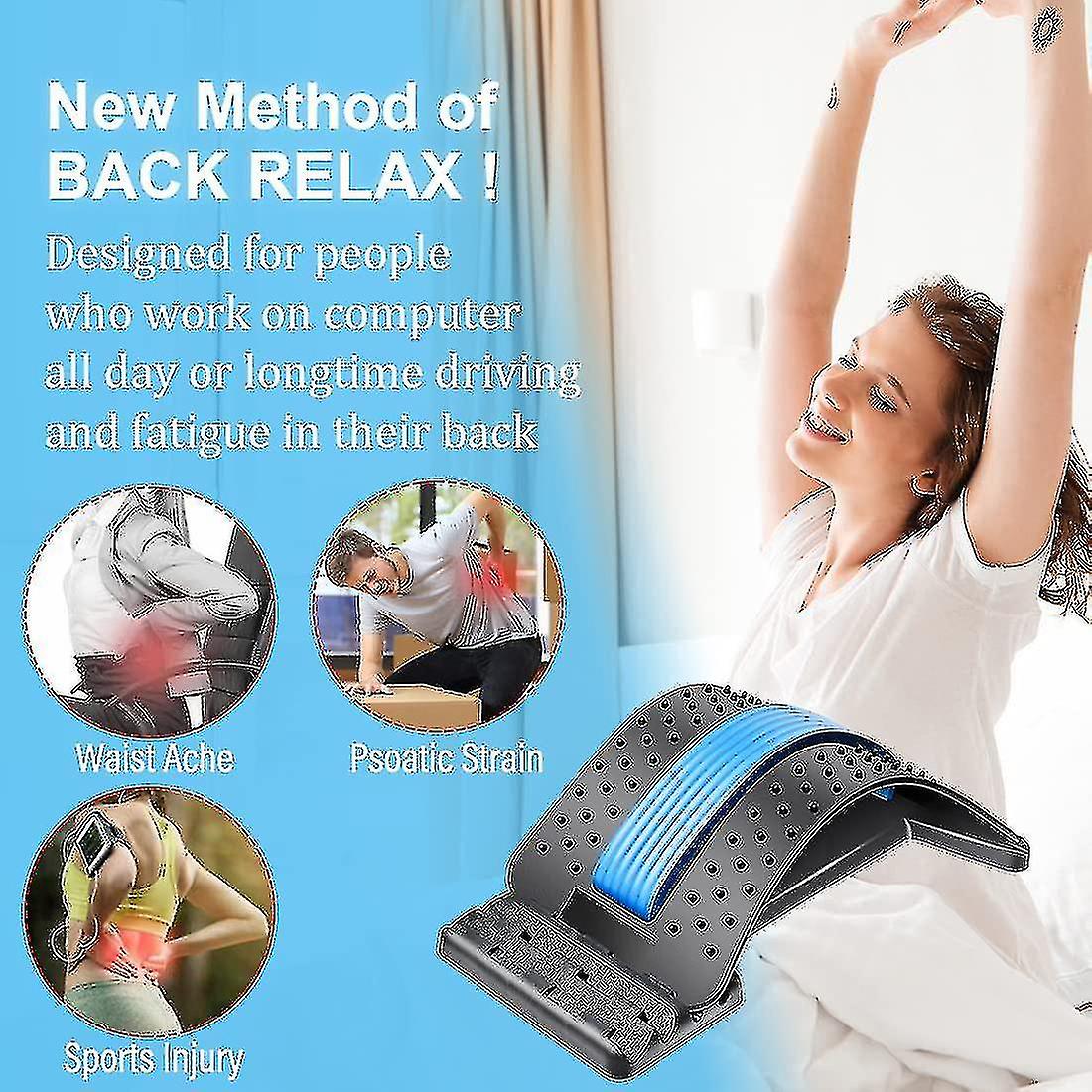 Back Stretcher, Back Stretcher, 4 Levels Adjustable Back Stretcher ...