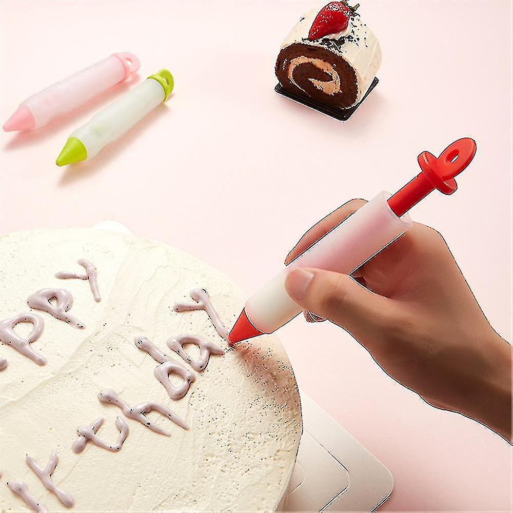 Cream Cake Meringue Decorative Writing Pen Silicone Pastry Pen Kitchen ...