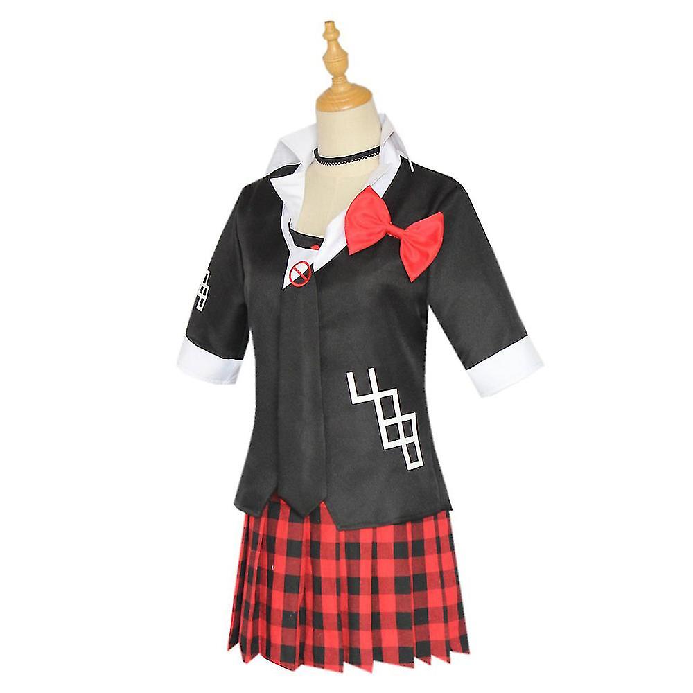 Danganronpa Junko Enoshima Cosplay Costume Set Halloween Party School ...