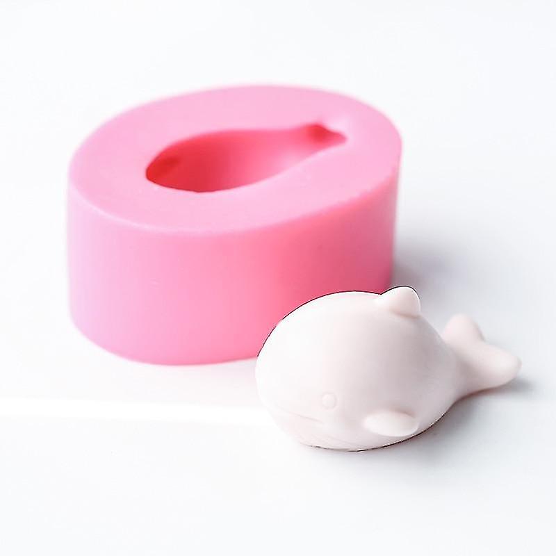 Cake pans molds 3d cartoon little whale silicone mold soap mold | Fruugo FR