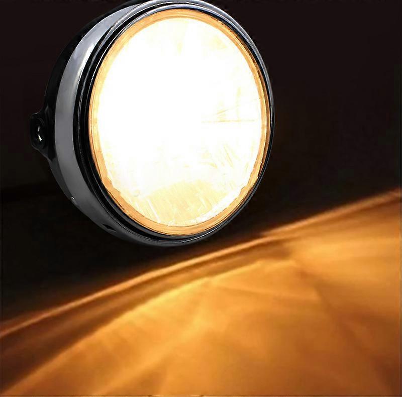 One Piece Motorcycle Harley Motorbike LED Headlight Refitted Elliptical ...