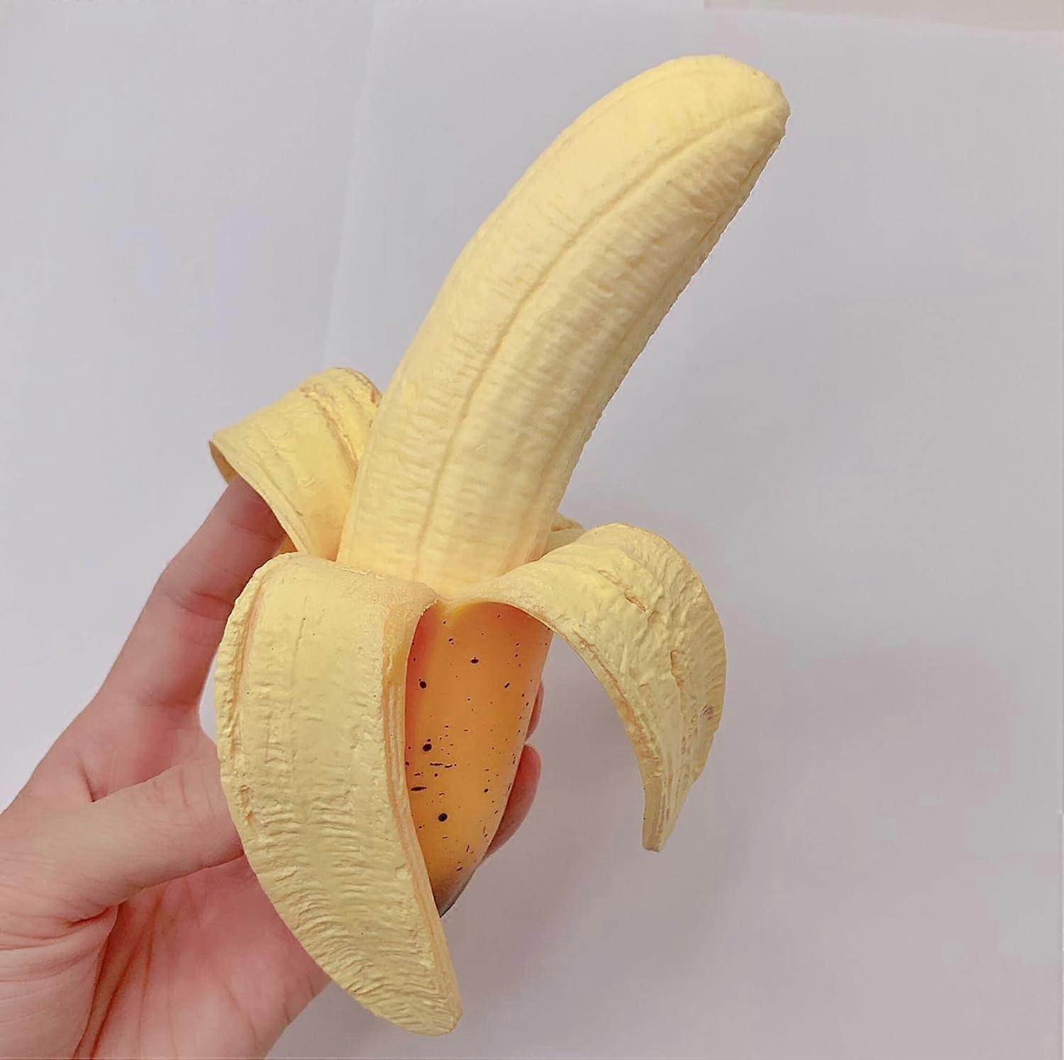 Banana Squishies Stress Relief Soft Scented Simulation Bananas Fruit ...