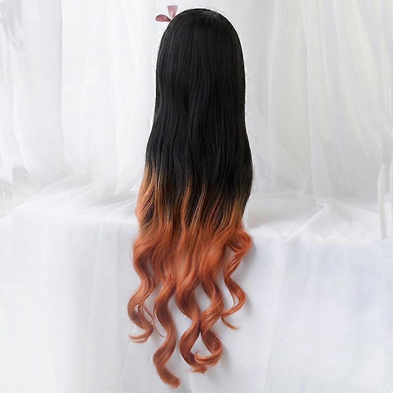 Anime Demon Slayer Kimetsu No Yaiba Nezuko Kamado Nezuko Cosplay Wig ...