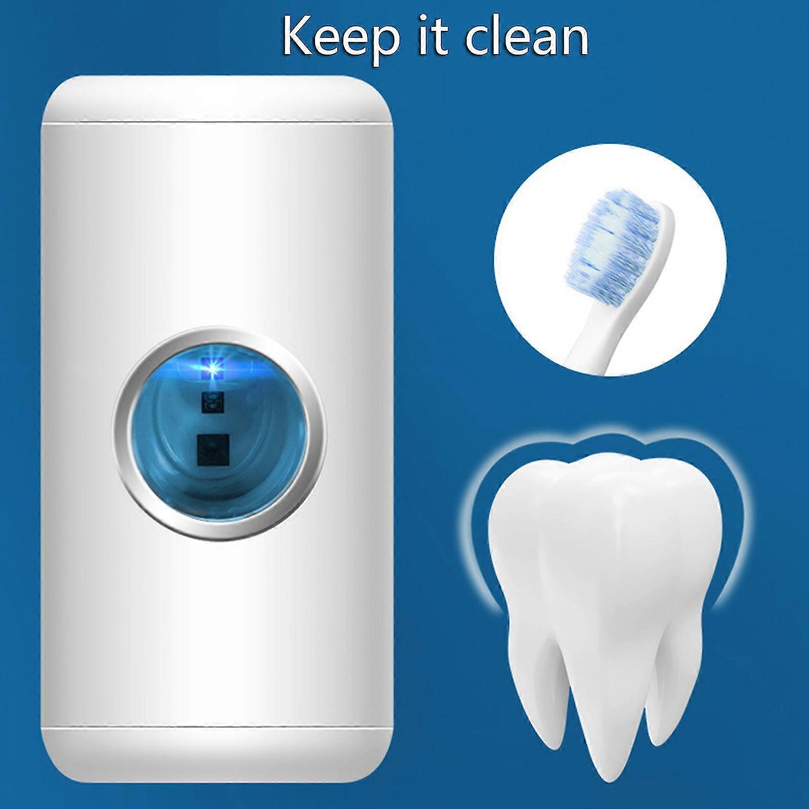 Electric Toothpaste Dispenser With Sensor Automatic Hanging Supplies ...