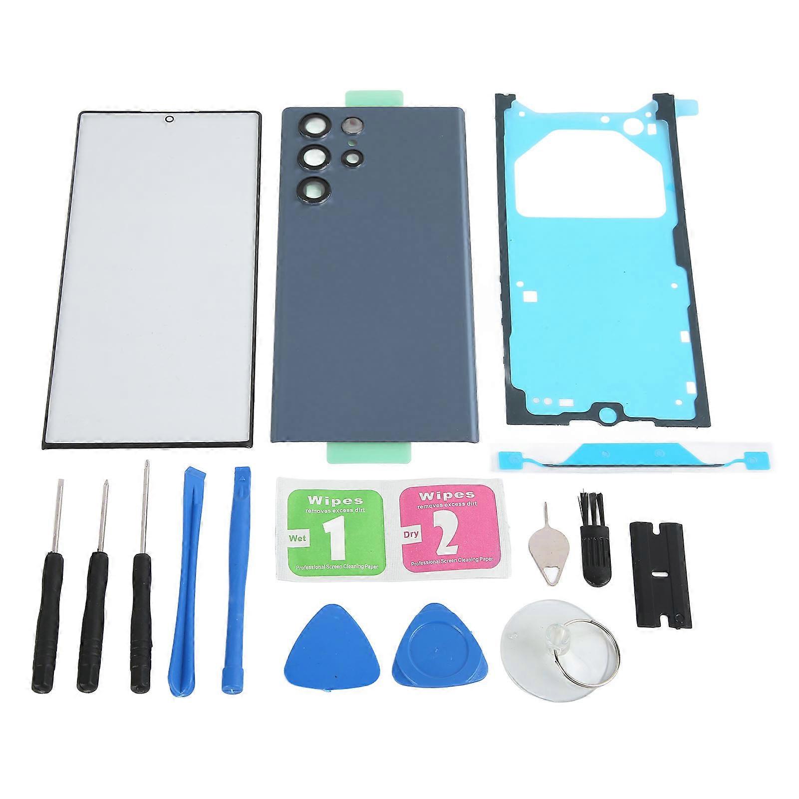 Rear Glass Cover Front Outer Screen Glass Cover Replacement with ...