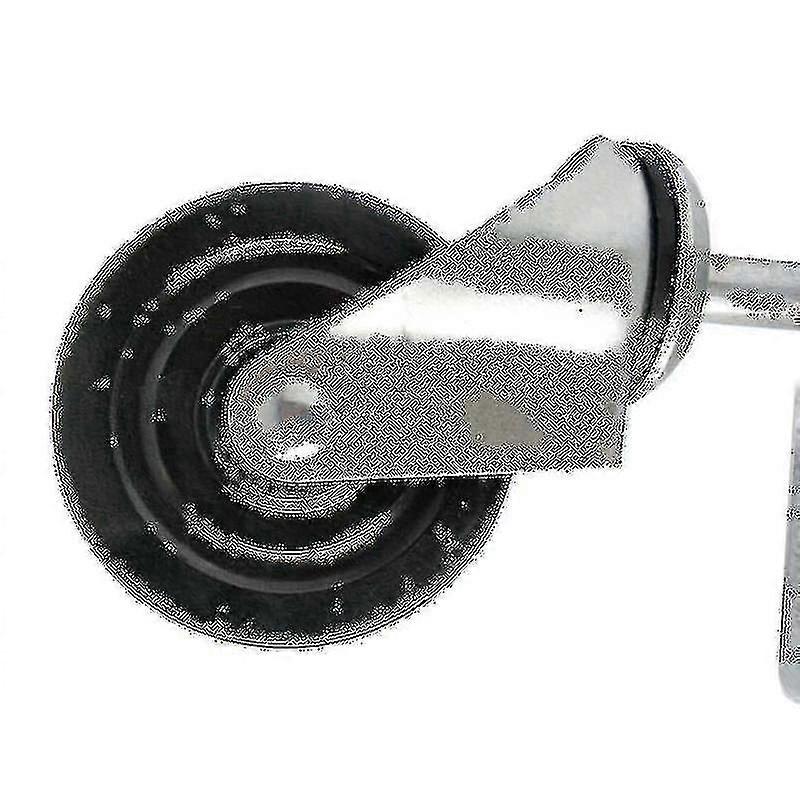 4 Inch Heavy Duty Rubber Mute Spring Loaded Gate Door Wheel Caster ...
