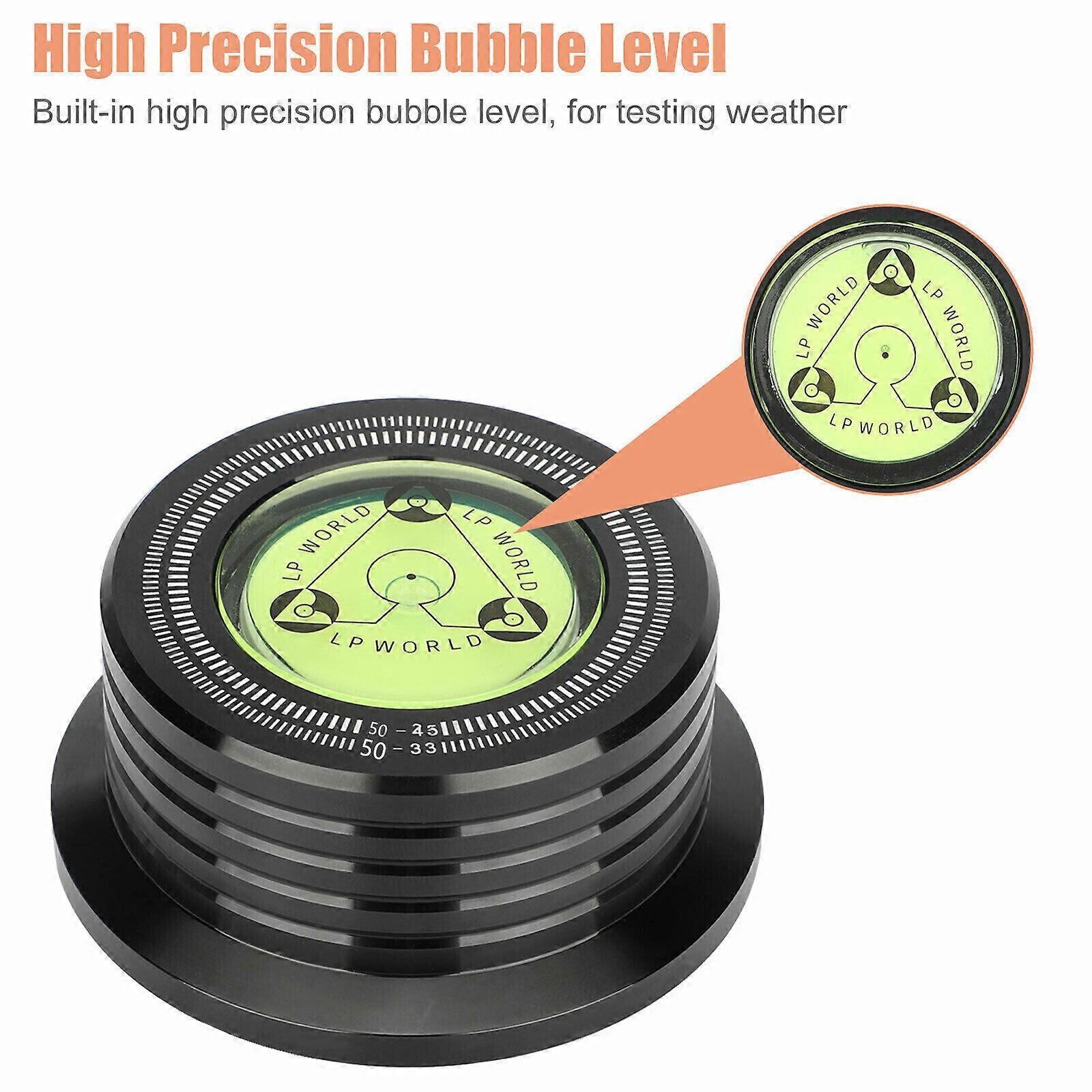 Vinyl Turntable Clamp Bubble LevelingAluminum Alloy Record Weight ...