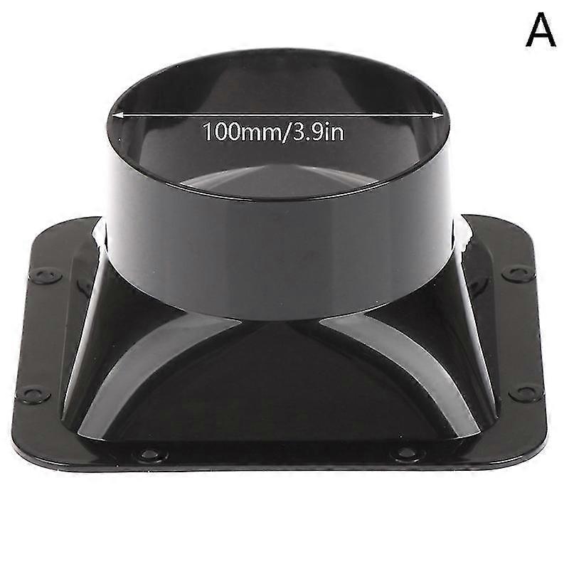 100-150mm Long Flange Duct Fan Hose Connector Air Ventilation Adapter ...