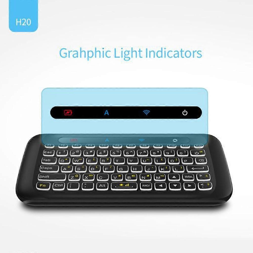 H20 Mini Keyboard 2.4GHz Touchpad Keyboard Wireless Air Mouse Keyboards ...