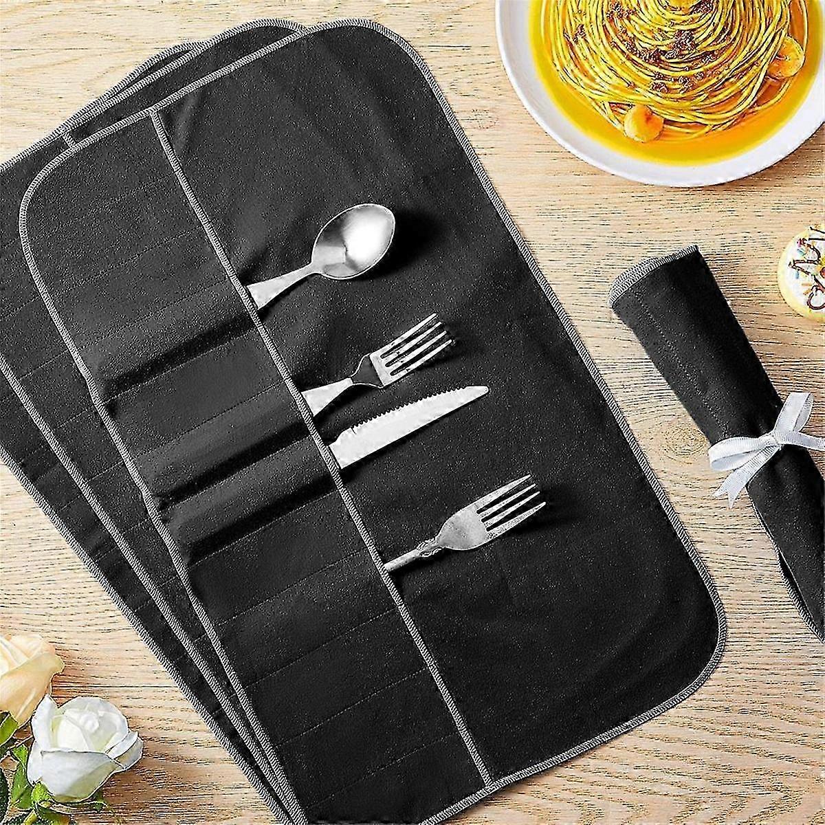 Silver Storage Bags Silver Storage Cloth Felt Flatware Organizer Anti ...