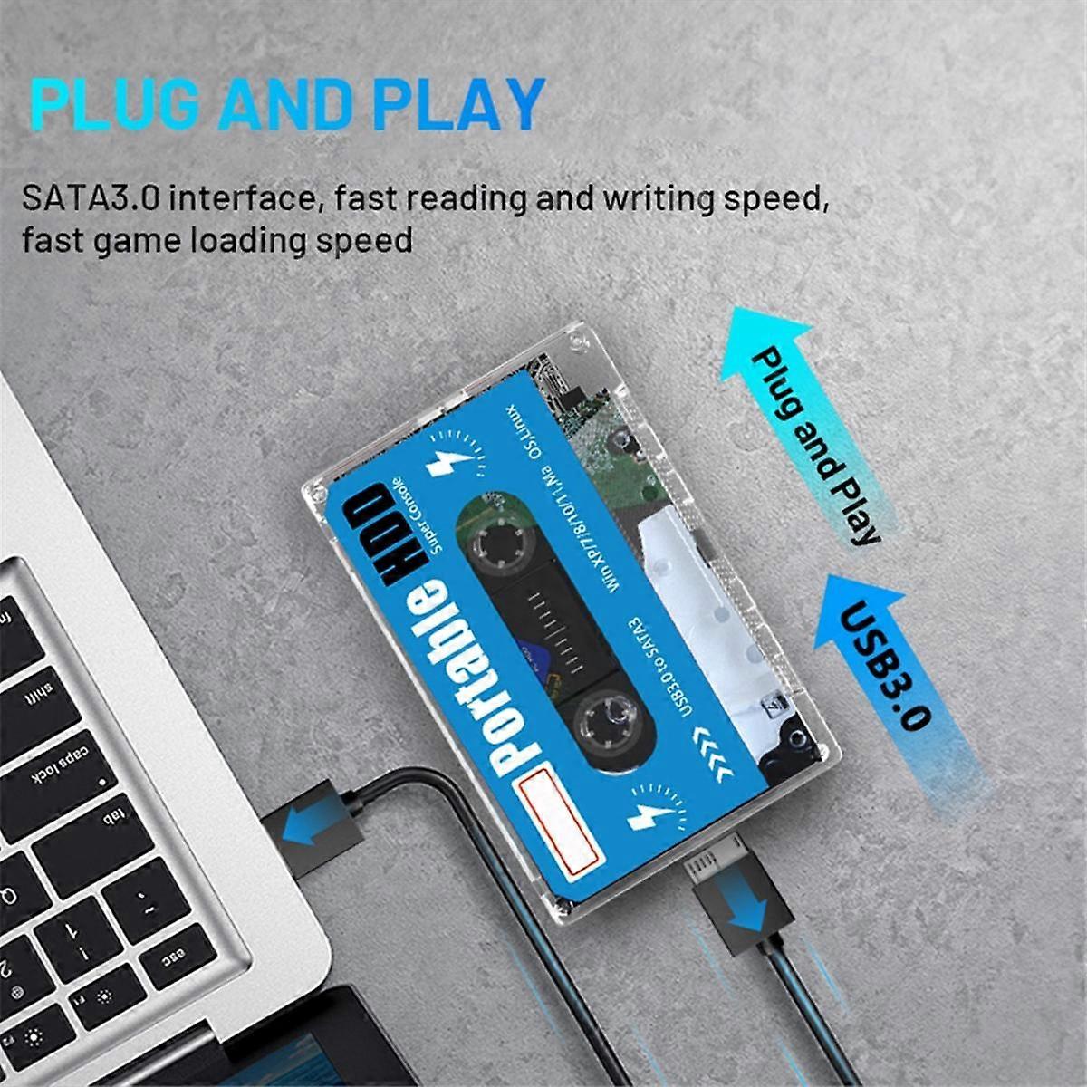 500G HDD Mobile Hard Disk Built-in 60000+ Games 70+ Emulators 38 GAME ...