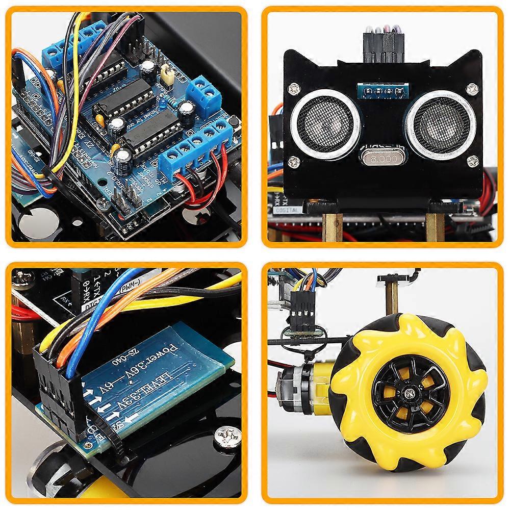 Starter Robot Car Kit Voor Arduino Programmering Automatisering Robot Framework Complete Kit