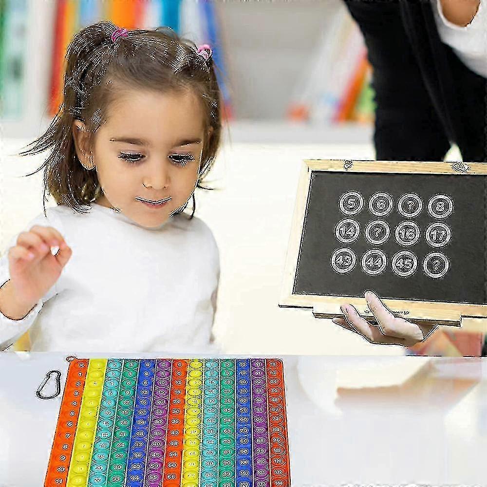 Education Toy Push Pop It Fidget Education Toy Bubble Learn ...