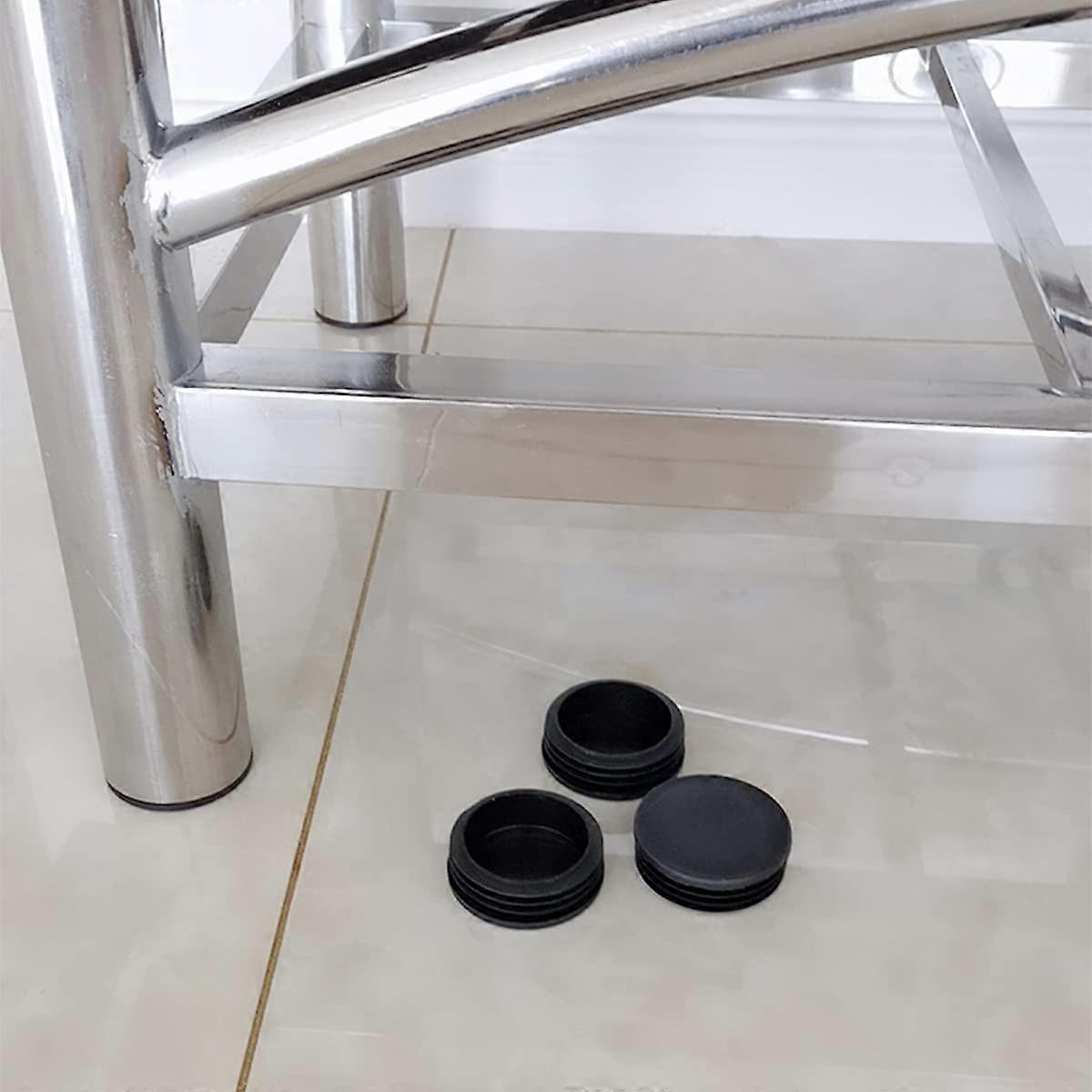 30pcs Pipe Plug Round End Cap Round Tube Ribbed Inserts End Caps ...