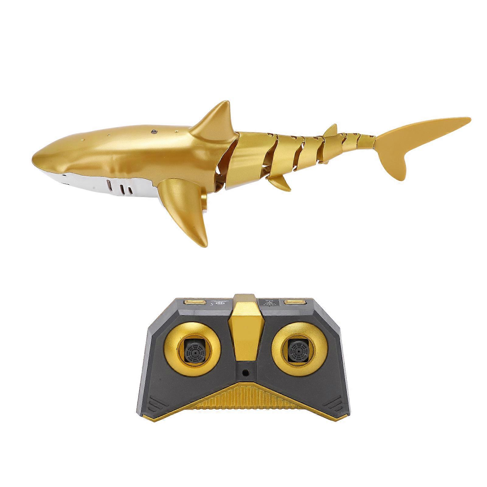 Electric RC Boat 2.4G Remote Control Pool Shark Simulation Water Jet ...