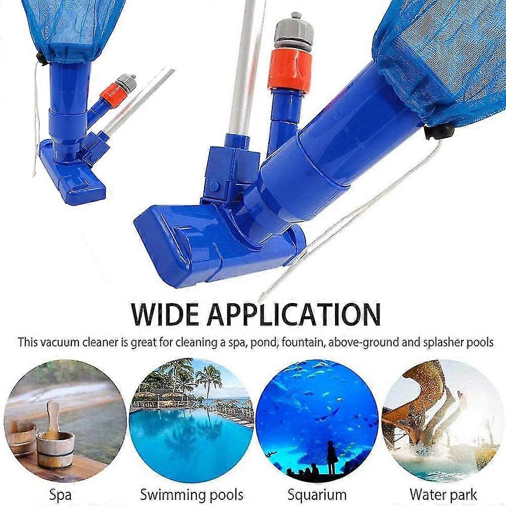 Pool Vacuum Cleaner, Portable Pool Vacuum Cleaner With Telescopic Pole ...