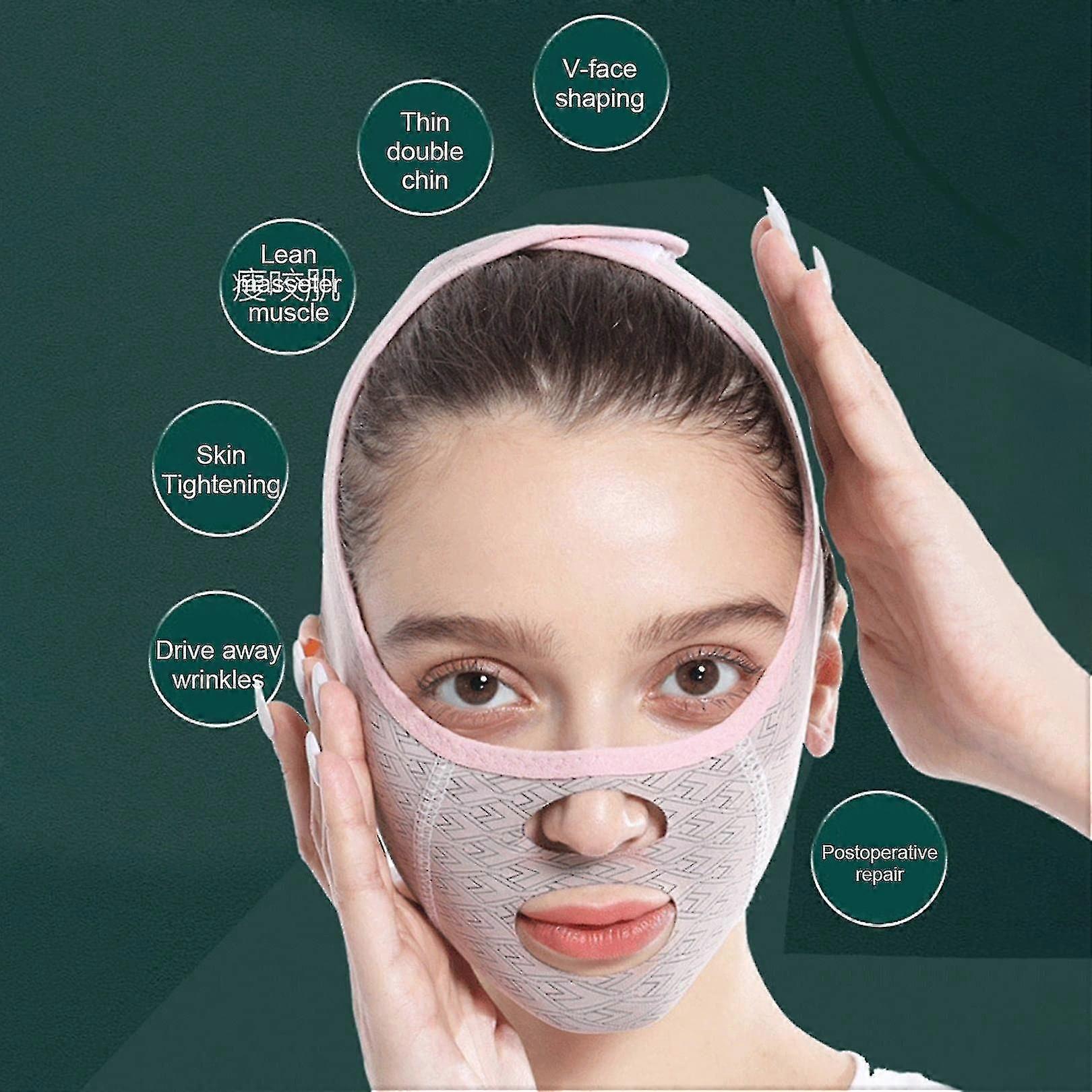 Beauty Face Sculpting Sleep Mask, V-line Face Slimming Mask, Chin Strap ...